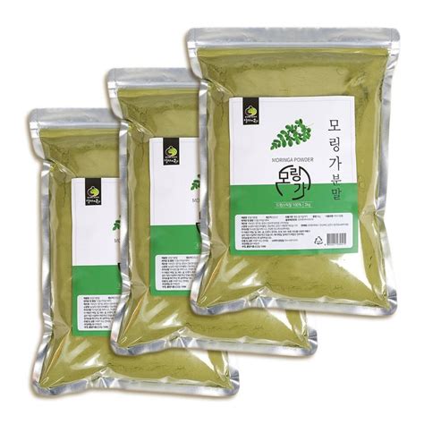 Well B 인도 모링가 드럼스틱 잎 가루 분말 6kg 홈플러스 택배배송