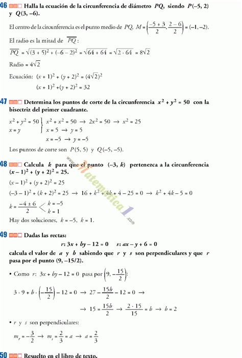 GeometrÍa Analitica Ejercicios Desarrollados De Secundaria Pdf