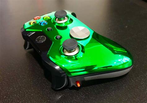 I Turned My Regular Ole Xbox Controller Into A Chrome Green Elite