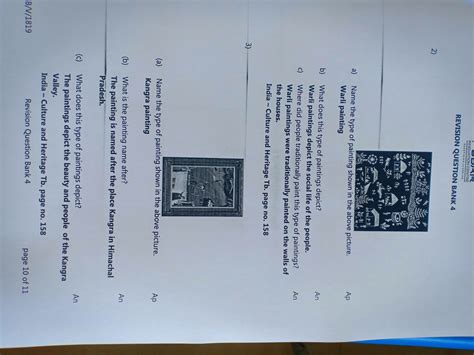 Evs Revision Question Bank Answer Scheme