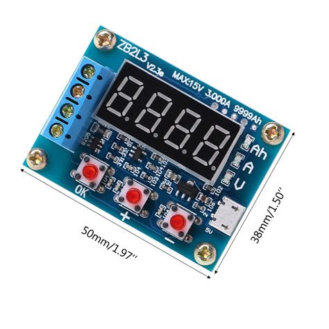 Huanban072 ZB2L3 Battery Tester ZB2L3 Li Ion Lithium Acid Battery