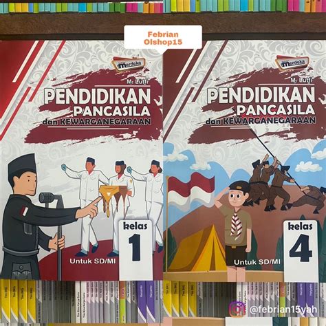 Jual BUKU PPKN PENDIDIKAN PANCASILA DAN KEWARGANEGARAAN SD MI KELAS 1 4