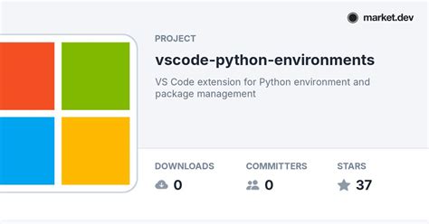 Vscode Python Environments Ecosystem Directory Marketdev