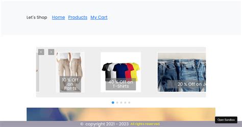React Footer Comp Examples Codesandbox