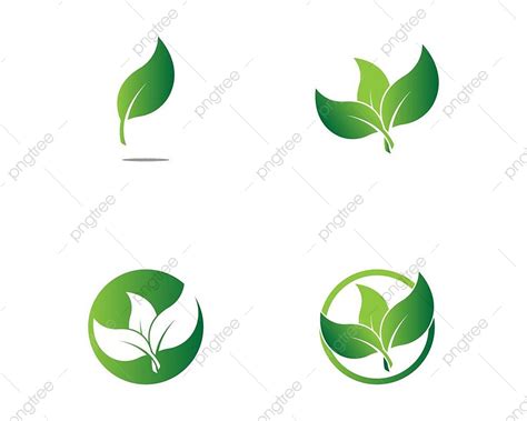 綠葉生態自然元素矢量圖標的標誌 形狀 徽 扁平的向量圖案素材免費下載，png，eps和ai素材下載 Pngtree