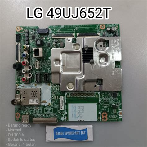 Jual MAINBOARD MB LG 49UJ652T Soket Di Bawah MAINBOARD LG MESIN