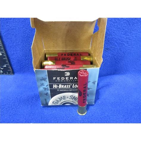 410 Ga 3 7 12 Shot Federal Hi Brass Load Shotshells