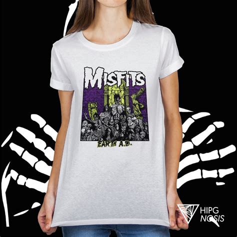Misfits Earth Ad Polera De Rock Hipgnosis