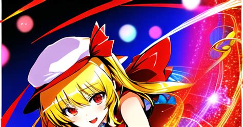 Ai Generated Illustration Touhou Touhou Project 魔法陣とフランちゃん Pixiv