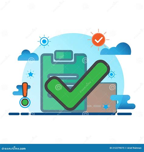Checkmark Illustration Flat Vector Icon Can Use For Icon Design Elementui Web Mobile App