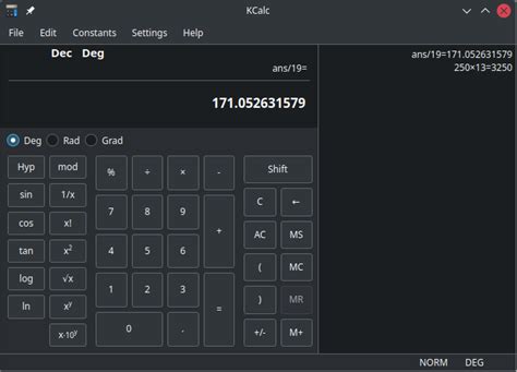 KCalc How To Continuously Use Previous Result Expression In Current Expression Help KDE