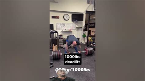 Deadlift Thor Bjornssonhafþór Júlíus Björnsson 454kg1000lbs For 1