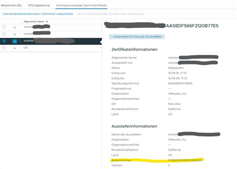 VmWare VCenter Fehler Zertifikatsstatus Und Wie Man Ein Abgelaufenes