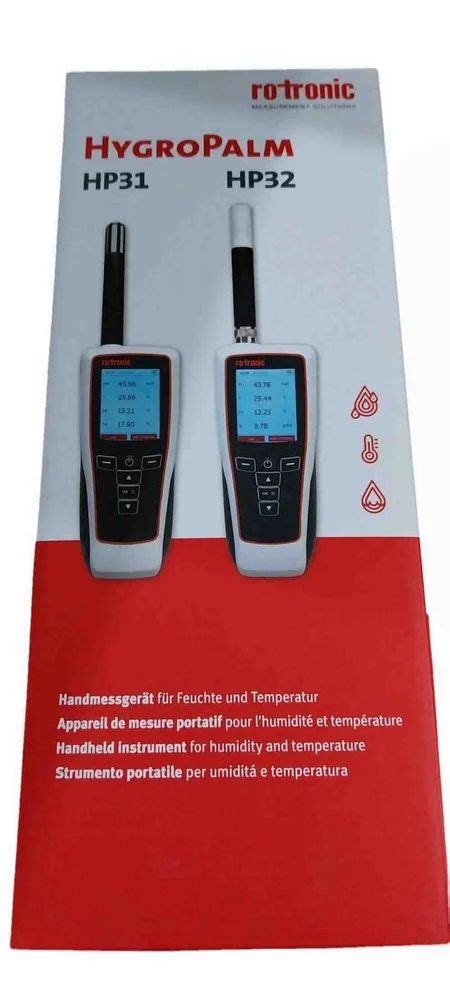 Rotronic Hygropalm Temperature Meter At Rs 72000 Temperature Humidity Meter In Hyderabad Id
