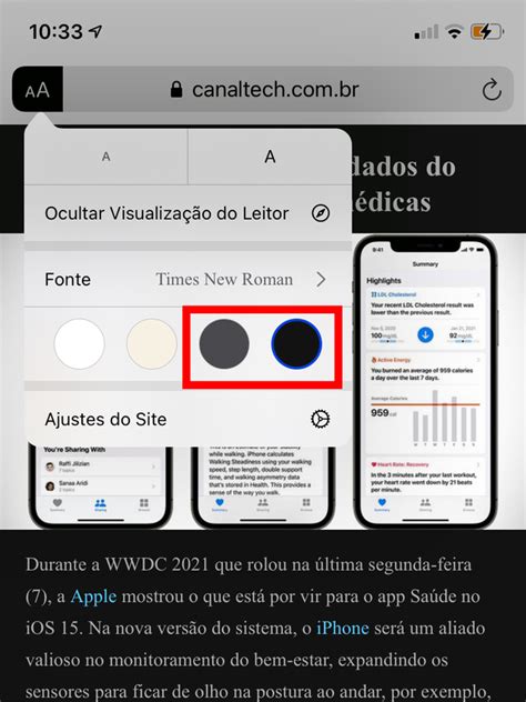 Como Ativar O Modo Escuro No Safari No IPhone IPad E Mac Canaltech