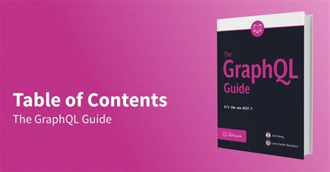 Table Of Contents The Graphql Guide
