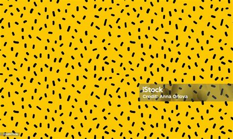 작은 대시 배경입니다 노란색 배경에 반점 질감이 있는 벡터 Seamless Pattern 가능성에 대한 스톡 벡터 아트 및 기타