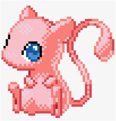 8 Bit Mew Pixel Art See More Of 8 Bit Pixel Art On Facebook