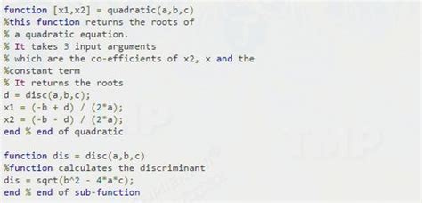 Cách viết hàm trong MATLAB cách nhập xuất function