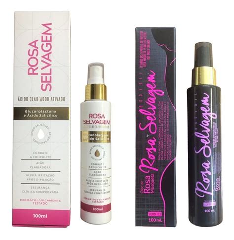 Ol O Rosa Selvagem Cido Clareador Cosm Tico Feminino Rosa Selvagem Nunca Usado