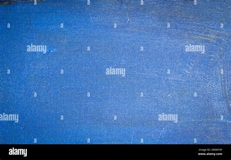 Blue Background Or Old Blue Canvas With Vintage Grunge Background