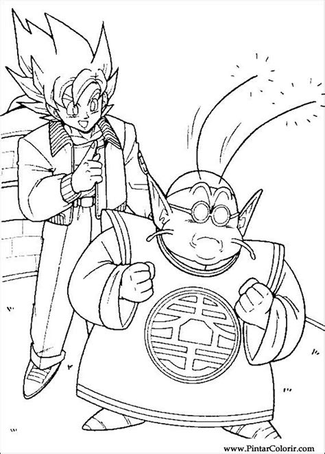 Dibujos Para Colorear Gratis De Dragon Ball Z Para Imprimir Y Colorear