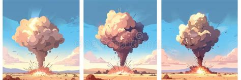 Crater Explosion Stock Illustrations 7 920 Crater Explosion Stock