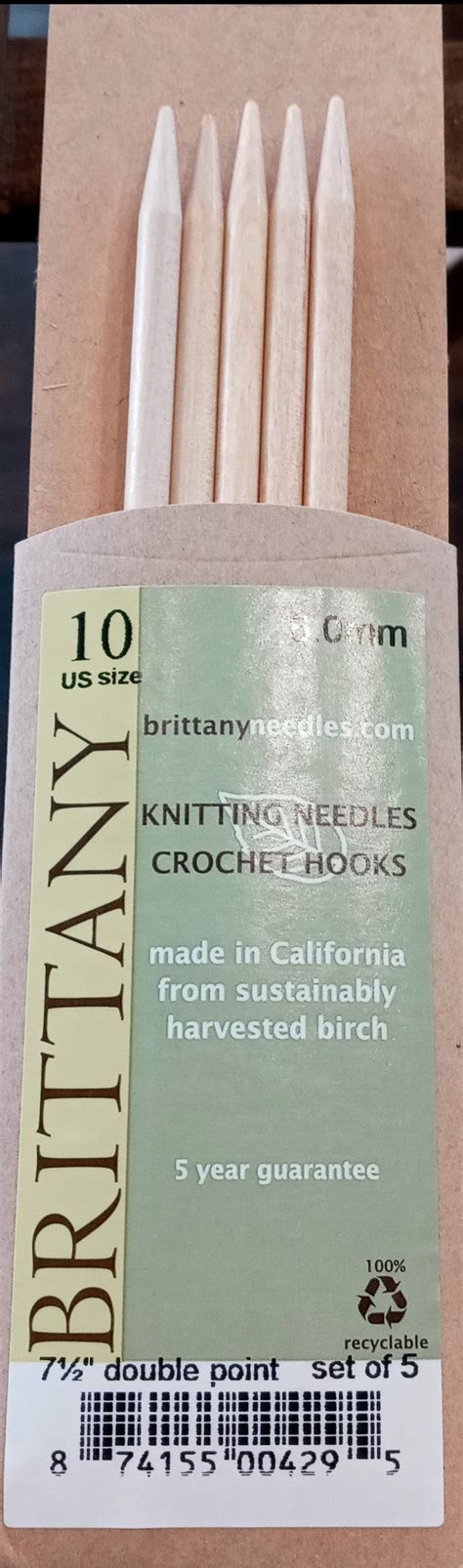 Brittany Double Point Needles Us 10 6mm Firwood Farm Alpacas And Rescue