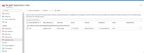 Deploy And Configure Azure Firewall And Rules To Allowdeny Access To Certain Websites Notes