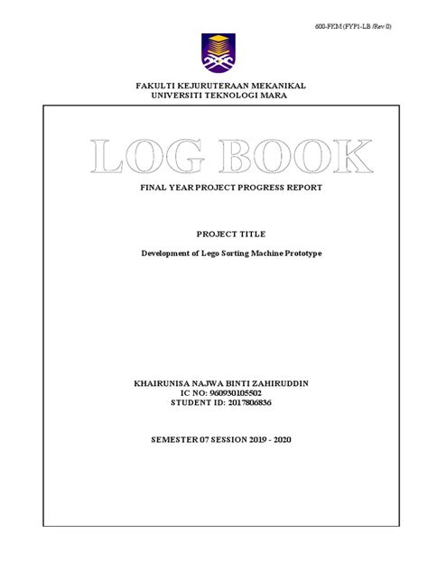 Fyp Logbook Download Free Pdf Arduino C Programming Language
