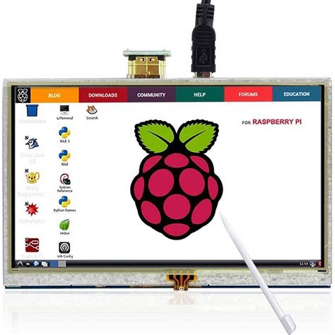 5 Inch Raspberry Pi 4 Touch Screen Rpi Hdmi Lcd Display 800 480 Hdmi Lcd Display And Touch