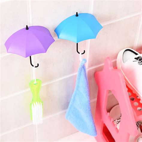 1 шт зонтик стиль присоска крюк сильная присоска самоклеющиеся надверные и настенные Крючки