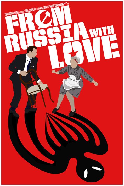 From Russia With Love Minimalist Poster By Bradymajor On Deviantart