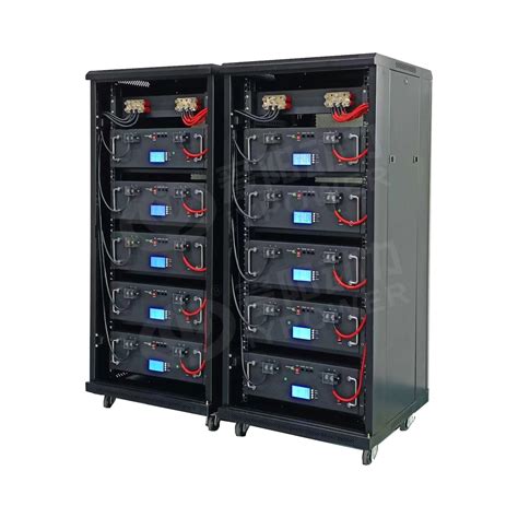 Rack Mount LiFePO4 Lithium Battery Module LCD Display 48V 100ah Lithium