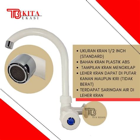 Jual KRAN AIR ANGSA PLASTIK SOLIGEN KERAN ANGSA PVC SOLIGEN KRAN CUCI PIRING PLASTIK SOLIGEN