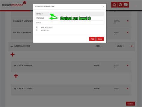 Create A Complex Nested Inspection Assetminder