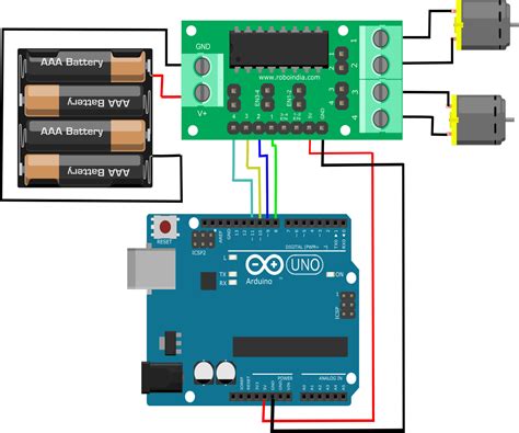 L D Motor Driver Arduino Robo India Tutorials Learn Arduino
