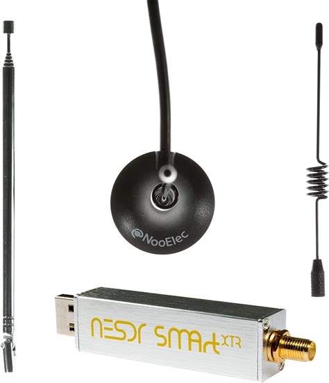 Nooelec Nesdr Smart Xtr Bundle Premium Rtl Sdr W Extended Tuning Range Aluminum Enclosure 0