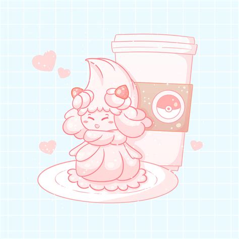Alcremie Pokemon Sword And Shield By Moonlume On Deviantart