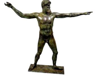 Poseidon Of Artemision Bronze Size 3 Hellenic Art