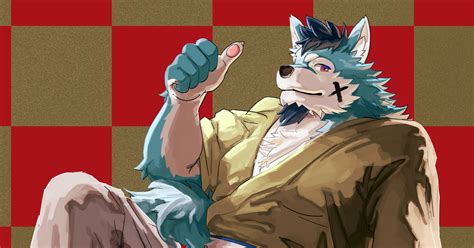 ケモノ 新年もボクをよろしく！ 狼画オキシのイラスト Pixiv