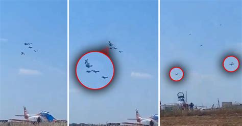Zderzenie samolotów podczas pokazów lotniczych Na miejscu zginął pilot