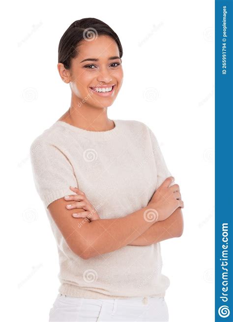 Shes Young And Confident Portrait Of A Beautiful Young Woman Standing