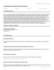 Syllabus NUR 514 O501 20210715 1 Pdf Last Updated Jul 19 2021 7 23