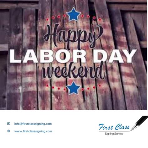 First Class Signing Service On Linkedin Laborday2023 Firstclasssigning