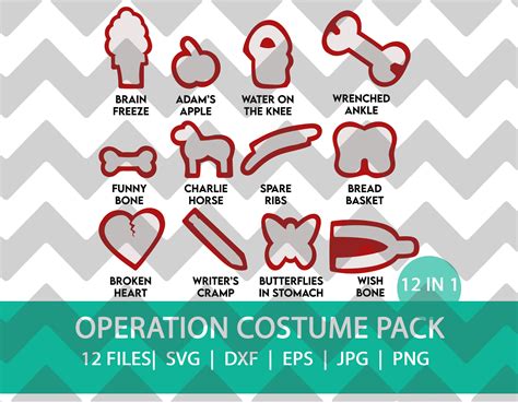 Free Printable Operation Game Pieces Free Printable Hq