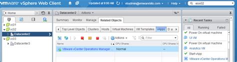 install vcenter operations manager vapp appliance setup vmwarebits