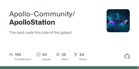 GitHub Apollo Community ApolloStation The Best Code This Side Of The Galaxy