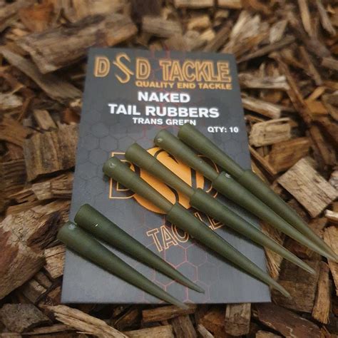 Naked Tail Rubbers Trans Green DSD Tackle