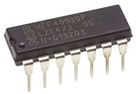 Hef4093 Bp Quad Schmitt Trigger Nand 2 Ent Nxp Original